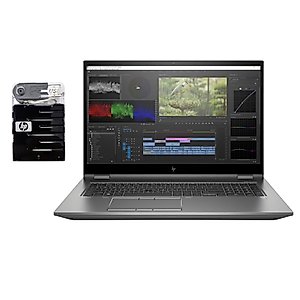 HP ZBook Fury Notebook Laptop 17.3" Display Intel Core i9-11950H 2TB NVME SSD 64GB(2x32GB) DDR4 3200Mhz RAM nVIDIA RTX A3000 WiFi Bluetooth Mini USB HUB