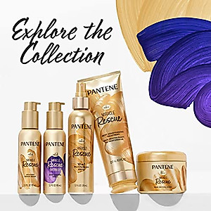 Pantene Hair Serum, Split Ends Hair Treatment, Hair Serum for Frizzy and Damaged Hair, Miracle Rescue, 3.2 oz