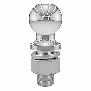CURT 40008 Chrome Trailer Hitch Ball, 20,000 lbs, 2-5/16-Inch Diameter, 1-1/4 x 2-3/4-Inch Shank