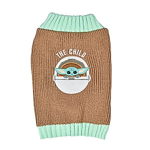STAR WARS for Pets The Mandalorian Dog Sweater, Medium (M) | The Mandalorian & GROGU Sweater for Dogs | STAR WARS Pet Apparel, STAR WARS Sweater for Dogs