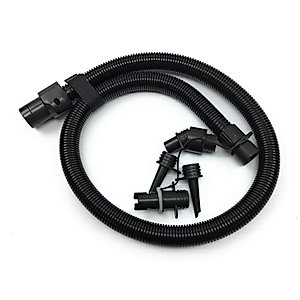 Nylon Air Hose Kit for Seamax 20PSI SUP Electric Air Pump (Version 2: SUP Hose with Multiple Adapters)