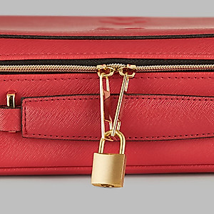 Luggage Lock,WULALACK Small Brass Locks with Keys, 3/4-Inch Body Width Small Padlock, 6-Pack Mini Locks with Same Key