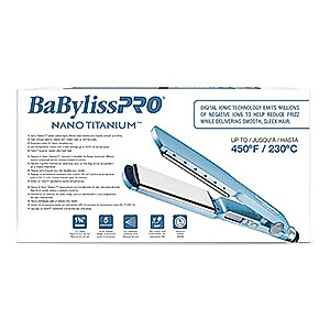 BaBylissPRO Nano Titanium 1-3/4" Ionic Straightening Iron