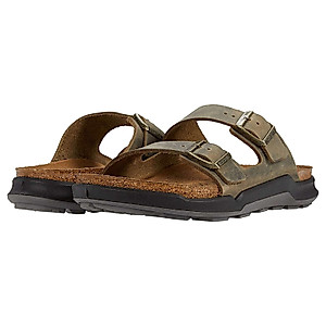 Birkenstock 1018463143 Arizona Ct Khak Oil LTR R 43
