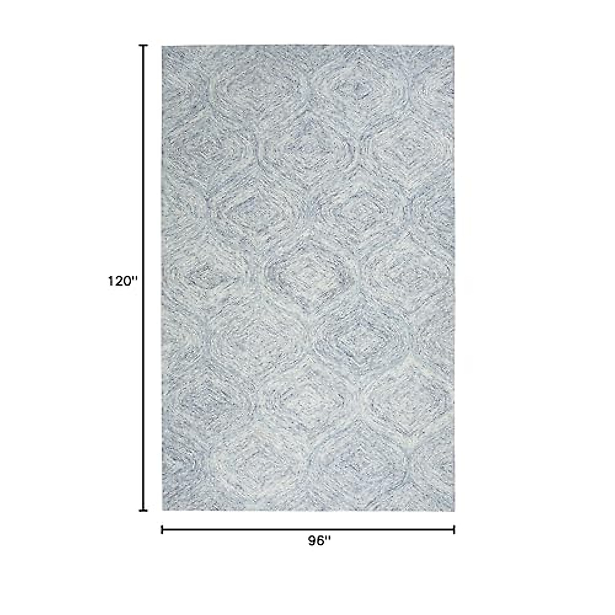 Rizzy Home Brindleton Blue Tweed 8' x 10' Rug