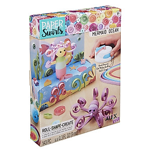 Alex DIY Paper Swirls 3D Mermaid Ocean Kids Art and Craft Activity