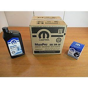 Dodge Ram 1500 5.7L Hemi Mopar MaxPro 5w20 Oil & Filter Change Kit OEM