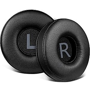 SOULWIT 70mm Earpads Replacement for JBL Tune 450BT (T450BT)/Tune 460BT(T460BT)/Tune 500BT (T500BT)/Tune 510BT/Tune 520BT/Tune 660NC, Ear Pads Cushions for JR 300BT/JR300/JR 310BT/JR310 - Black