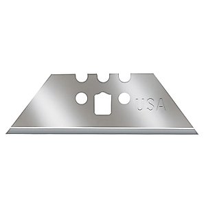 ALLWAY RKB5 3-Notch Carbon Steel Utility Knife Blades, Sharp Point, 5 Pack