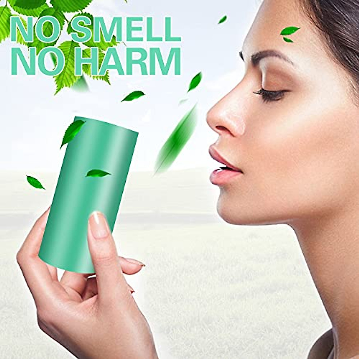 Small Trash Bags Kitchen Garbage Bags - 2.6 Gallon Clear Trash Bags Strong Wastebasket Liners for Bathroom, Kitchen, Office 10 Liter Trash Can Liners - 150 Counts