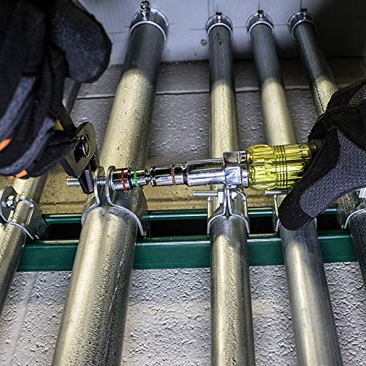 Klein Tools 80019 Tool Set, Multi-Bit Screwdriver and Nut Driver Tool Kit, 28 Different Industrial Strength Bits and Sizes, 4-Piece