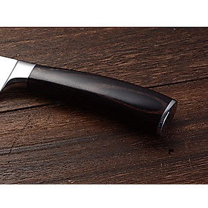 JINGYI 7 Inch Kitchen Knife, Asian Knife Japanese Chef Knife made of German High Carbon Stainless Steel, Ergonomic Handle, Ultra Sharp