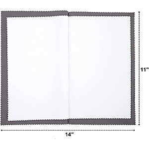 JARGOD Pro Size Silver Polishing Cloth Jewelry Cleaning Cloth 11" X 14" inches for Cleaning Gold, Silver and Platinum Jewelry Coins Watch, Keeps Jewelry Clean and Shining. (Pack of 1)