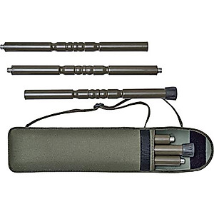 Joker Hunting Knife Guepardo CL29, Coated Aluminium Handle, 11.81 inches MOVA Steel Blade, Leather Sheath, Tool for Fishing, Hunting, Camping and Hiking