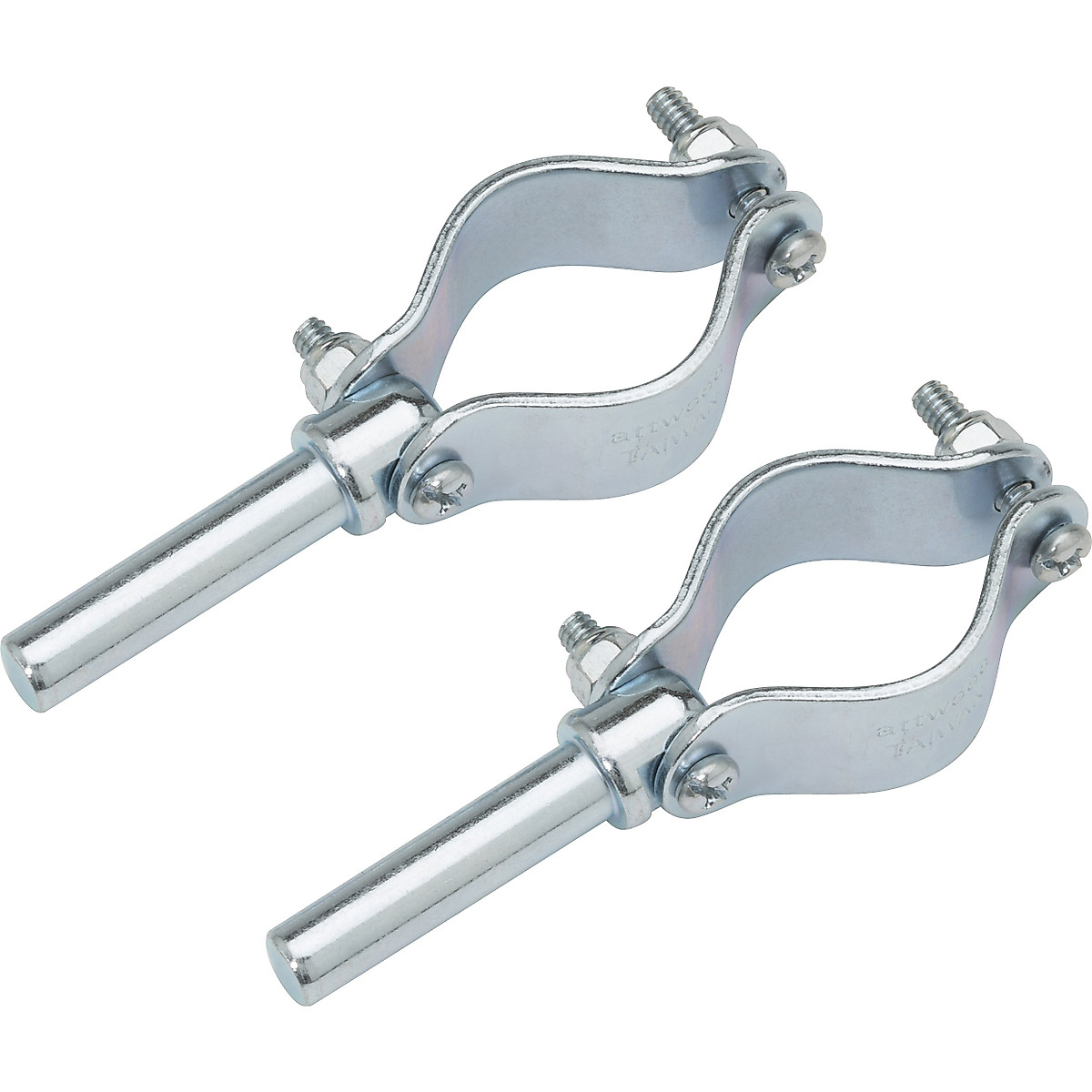 attwood 9146-6 Zinc-Plated Steel Row Boat Deck Oar Lock, Set of 2