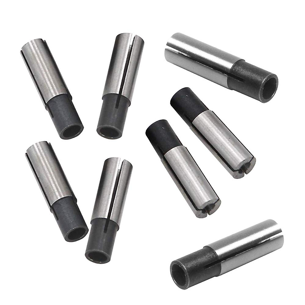 8pcs 6-3.175mm Spring Steel CNC Router Chuck Adapter for Engraving Machine Bits