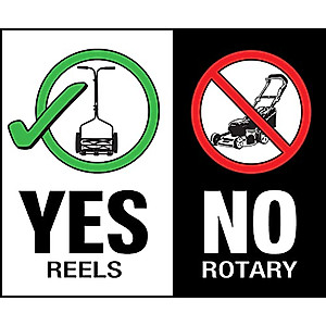 Great States 415-16 16-Inch Reel Mower Standard Full Feature Lawn Mower & American Lawn Mower Co. SK-2 Reel Lawn Mower Hand Sharpener, Orange