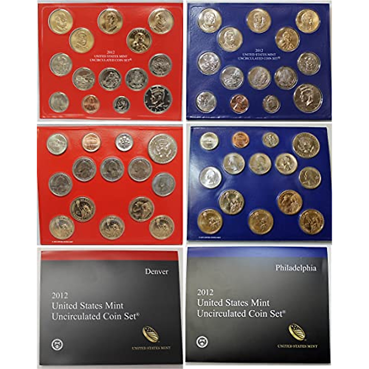 2012 United States Mint Uncirculated Coin Set (U12) in Original Government Packaging
