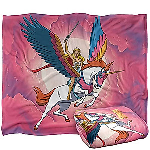 She Ra Clouds Officially Licensed Silky Touch Super Soft Throw Blanket 50" x 60"
