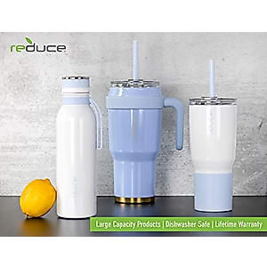 Reduce 40 oz Mug Tumbler, Stainless Steel with Handle