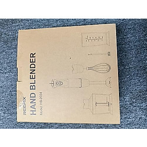 5-in-1 Hand Immersion Blender, 1000W Handheld Blender, Copper Motor Stainless Steel Blade Stick Blender, Mixing Beaker, Food Processor, Whisk, Milk Frother, for Smoothies Puree Baby Food (Black)