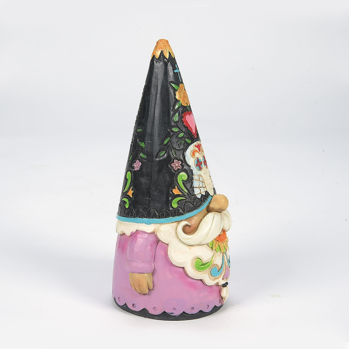 Enesco Jim Shore Heartwood Creek Halloween Day of The Dead Gnome Figurine, 6.1 Inch, Multicolor