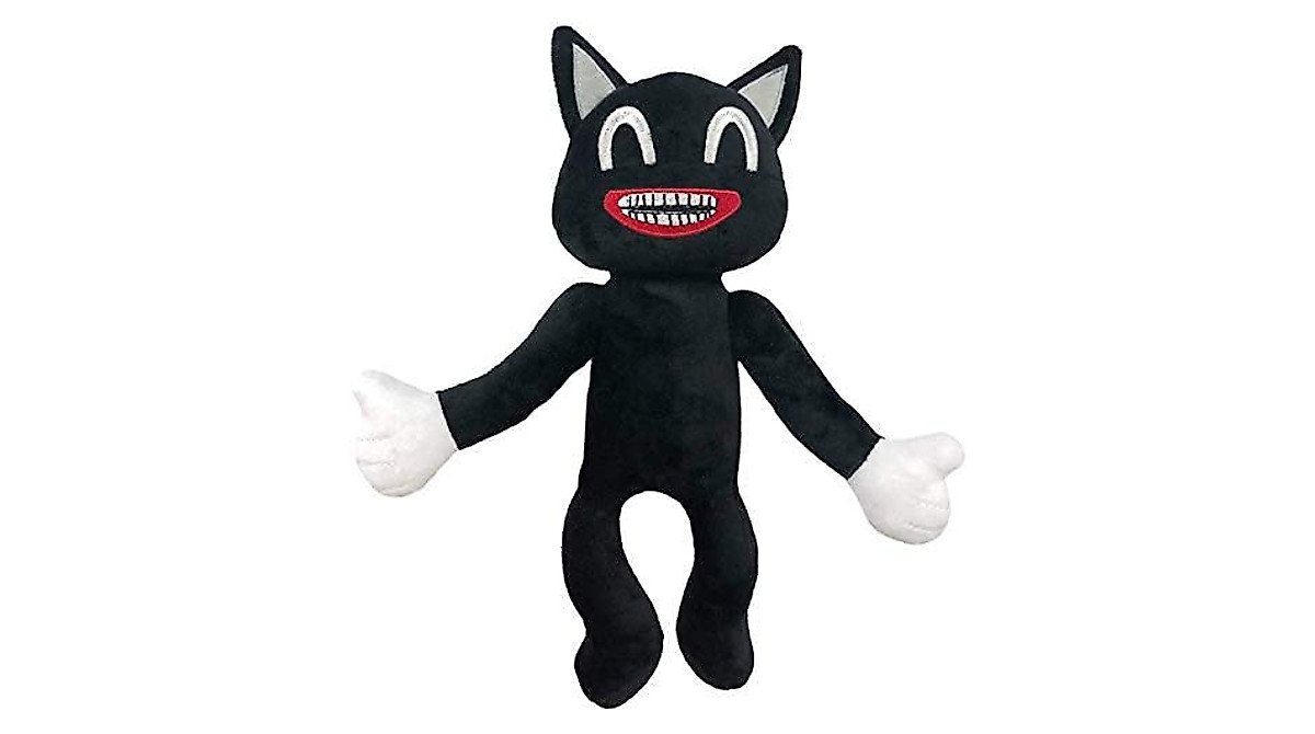 Cartoon Black Cat Plush Toy - Soft & Cute Gift for Kids & Kids' Room