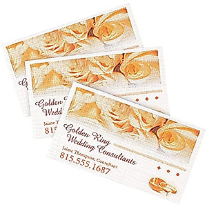 Avery Linen-Textured Business Cards, 2" x 3.5", Matte White, 200/Pack (08873)