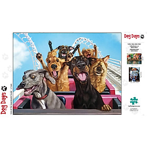 Buffalo Games - Lucia Heffernan - Fun at the Amusement Bark - 750 Piece Jigsaw Puzzle For Adults - High Quality Challenging Puzzle Perfect for Game Nights - Finished Size is 24.00 x 18.00