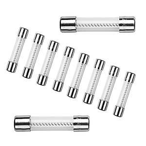 10Pcs T2AL250V 6x30mm 2A 250V Slow Blow Fuse T2AL Glass Slow-Acting Time-delay Fuse