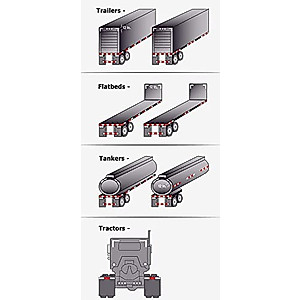 Reflective Tape, Self-Adhesive Reflective Tape Outdoor Waterproof Safety Caution Warning, Trailer Reflector - for RVs, Cars, Trucks, Trailers, Boats, Road Signs(Red/White), 2" × 12"- 20 Pack