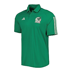 adidas Men's Mexico Tiro 22/23 Polo Shirt (as1, Alpha, m, Regular, Regular, Medium) Vivid Green