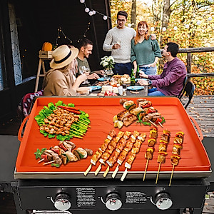 Silicone Griddle Mat for Blackstone 36 Inch Griddle, Heavy Duty Food Grade Silicone Mat, Protect Griddle from Rodents, Insects, Debris, and Rust, All Season Cooking Protective Cover