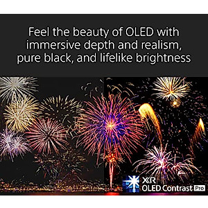 Sony 65 Inch 4K Ultra HD TV A95K Series: BRAVIA XR QD-OLED Smart Google TV with Dolby Vision HDR, Bluetooth, Wi-Fi, USB, Ethernet, HDMI and Exclusive Features for Playstation 5 XR65A95K- 2022 Model