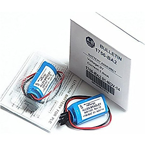 EVASEN (10-Pack) 3.0V 1800mAh BR2/3A-AB PLC Battery Replacement for Allen Bradley 1756-BA2 BR2/3A-AB 1745-B1