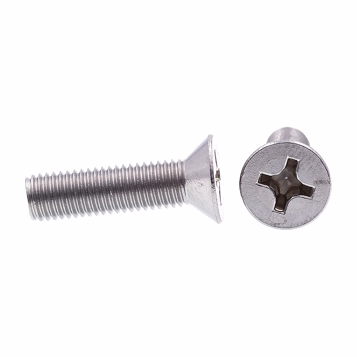 Prime-Line 9001717, Flat Head, Phillips Drive, 1/4 in-28 X 1 in Machine screws, 1/4 in, Stainless steel