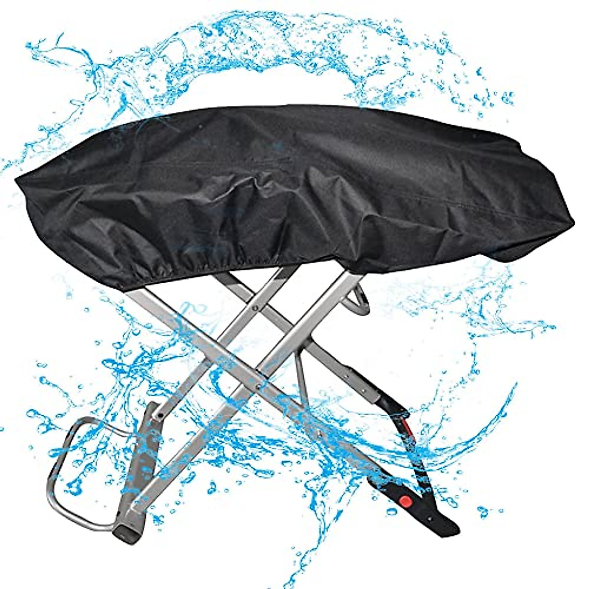 Folding Grill Dust Cover Compatible with Many Types of Grills & Easy to Clean for Home Garden Yard BBQ Tool