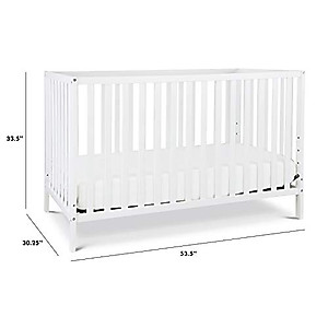Davinci Union 4-in-1 Convertible Crib in White, Greenguard Gold Certified