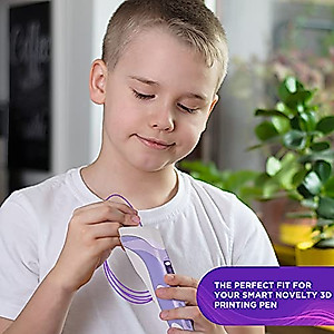 Smart Novelty Premium 3D Pen Filament Refill 10-in-1 Multicolor Bundle Universally Compatible Multicolored 1.75mm - PLA High Precision Pen & Printer Filament Refills- 16 Feet Per Color