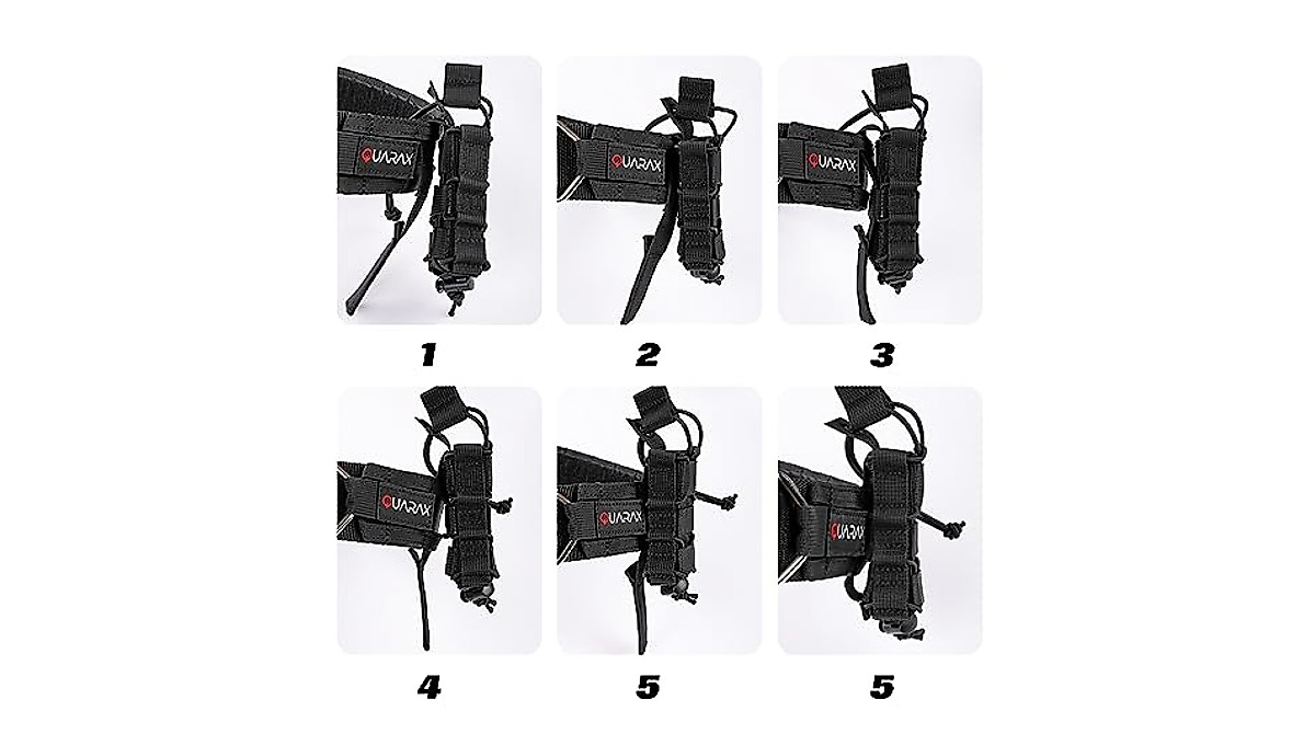 Quarax Tactical Battle Belt - Durable & Adjustable Set