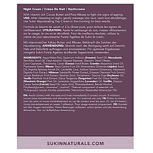 Sukin Purely Ageless ​Restorative Night Cream​, 4.06 fl oz