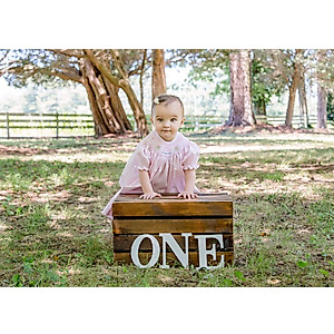 Petit Ami Baby Girls' Birthday Smocked Dress, 24 Months, Pink