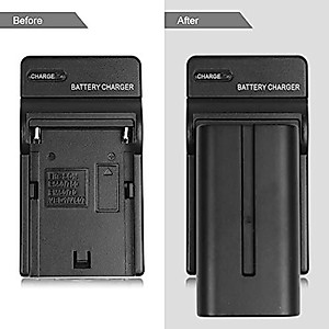 NP-F550 Battery Charger for Sony NP-FM50, FM70, FM90, FM30, FM500H, FM51, FM55H, FM71, FM91, F550, F570, F730, F730H, F750, F770, F930, F950, F950/B, F960, F970, QM50, QM51, QM70, QM71