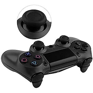 Yosikr Thumbsticks Joystick for Playstation 4 PS4 Controller with Cross Screwdriver + L2 R2 L1 R1 Trigger Replacement Parts + ABXY Bullet Buttons + D-pad + Small Spring (Balck,Red,Blue)