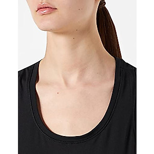 Amazon Essentials Women's Tech Stretch Racerback Tank Top (Available in Plus Size), Pack of 2, Black, Medium