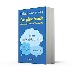 Easy Learning French Complete Grammar, Verbs And Vocabulary (3 Books In 1): Trusted Support For Learning (Collins Easy Learning)