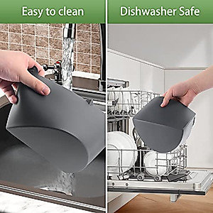 Gintan 4 Pack Slow Cooker Liners 6-8 QT, BPA Free, Reusable Slow Cooker Liner Dishwasher Safe, Eco-Friendly, Leakproof Alternative to Disposable Liners for Divider Insert