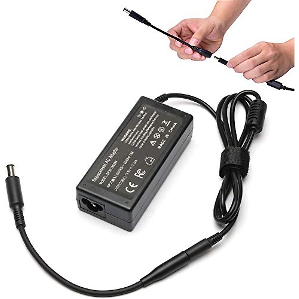 65W AC Charger for Dell Inspiron 17-7000 17-5000 17-3000 15-7000 15-5000 15-3000 13-7000 11-3000 2 in 1 Series 3558 3181 5100 5535 5555 5558 5559 5567 XPS 9350 9360 la65ns2-01 Charger Laptop Power