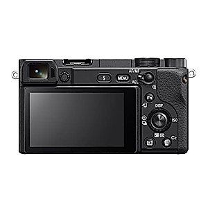 Camera Camera A6400 E-Mount Mirrorless Camera Digital Camera with - Lens Compact Camera Professional Photography Digital Camera (Color : Silver)