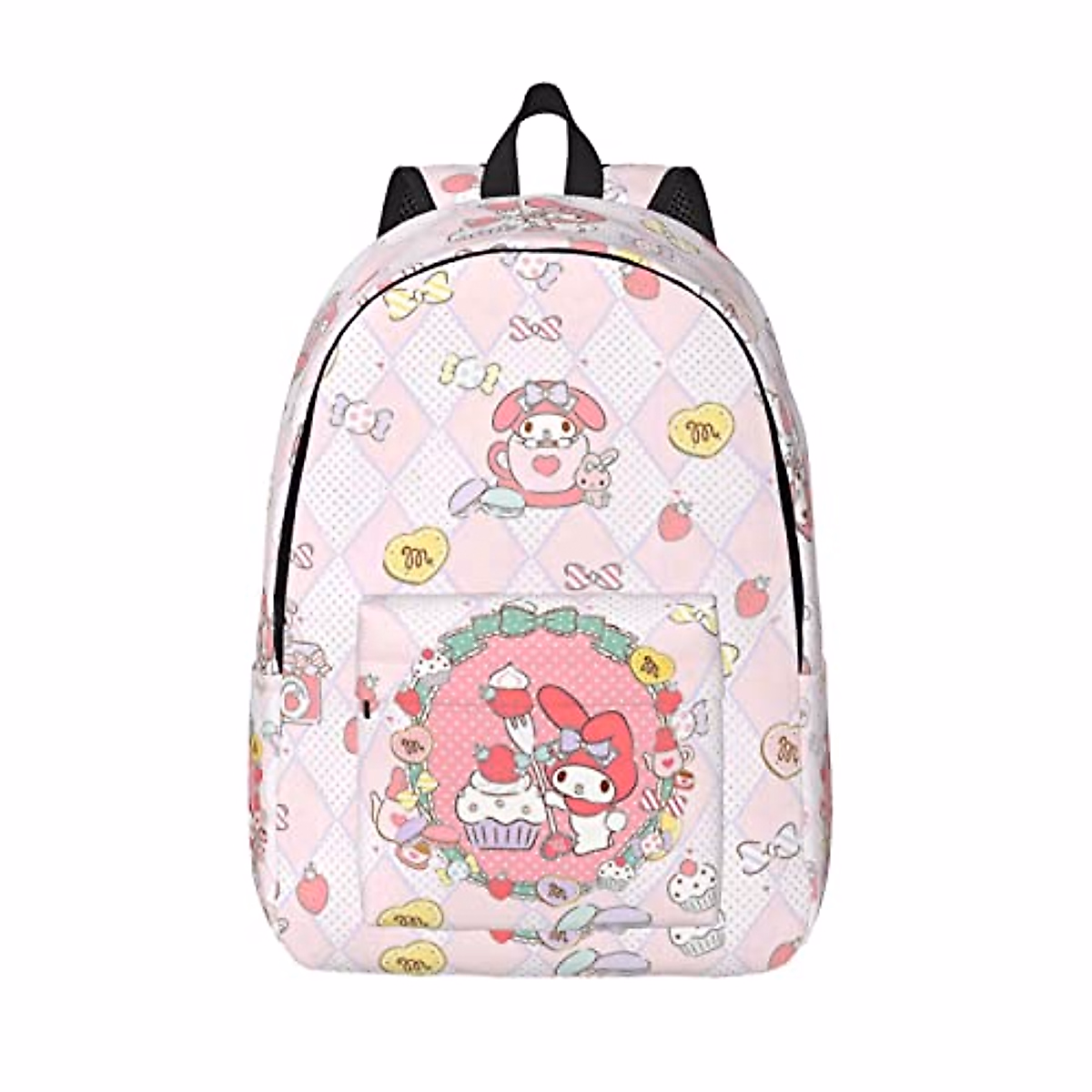 SYSGIE Anime Backpack Mini Pink Laptop Backpack Light Backpack for Travel Cute Backpack for Women Suitable for Work Commute Play (S)